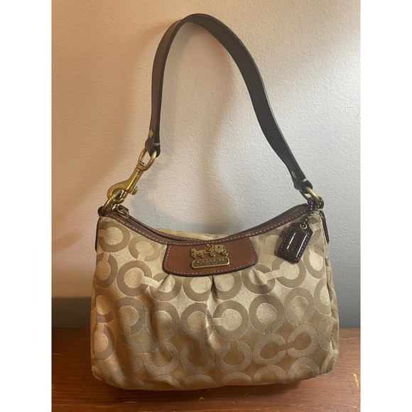 Coach | Bags | Coach Madison Mini Shoulder Bag Signature Jacquard Y2k ...